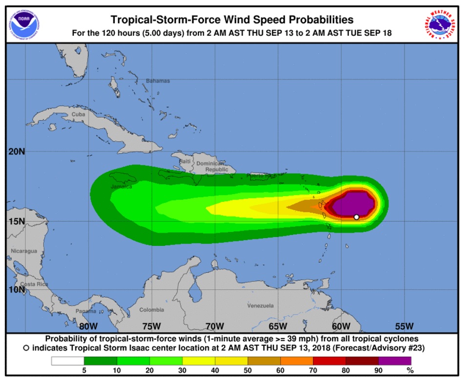 Dominica declares State of Emergency as Tropical Storm Isaac approaches ...
